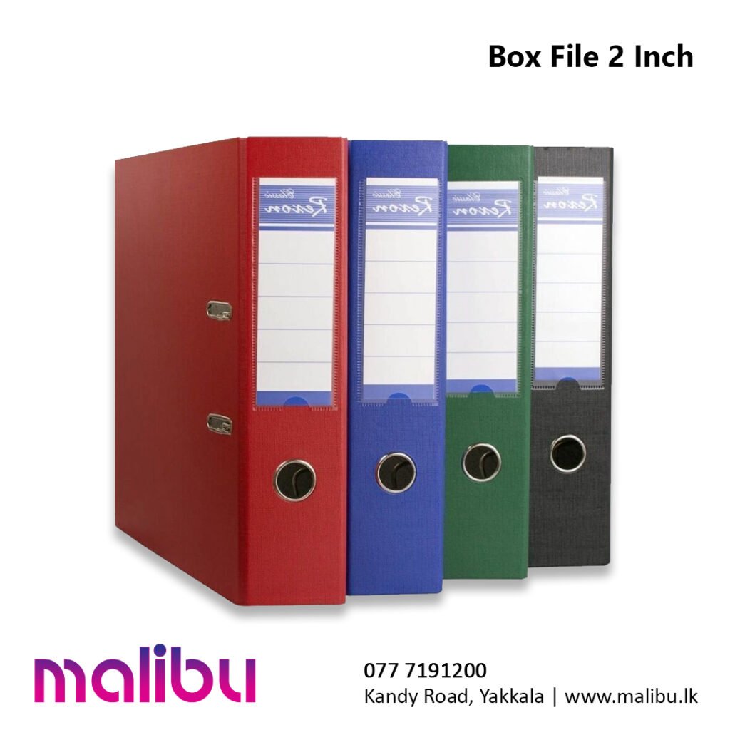 Box File 2 Inch – Malibu.lk – Stationery Store